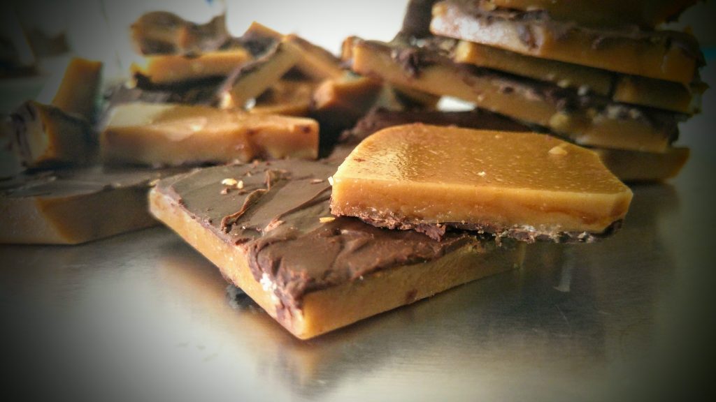 Traditional English Toffee 1/2 Pound - Tiny Tim's Candies